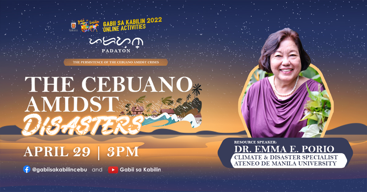 Webinar to Discuss Natural Disasters in Cebu, Lessons Learned - The ...