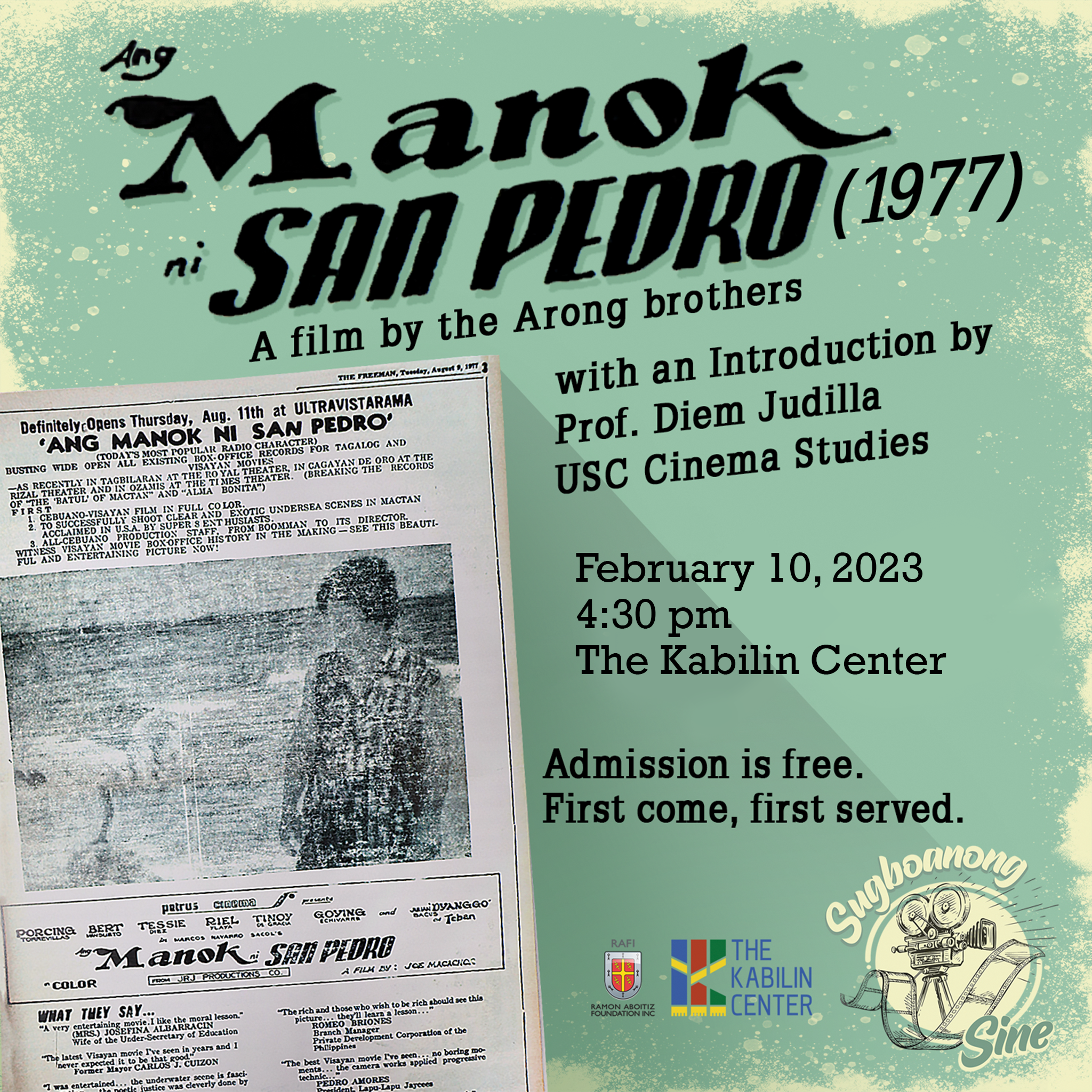 The Kabilin Center showcases the Sugboanong 1977 hit classic, - The ...